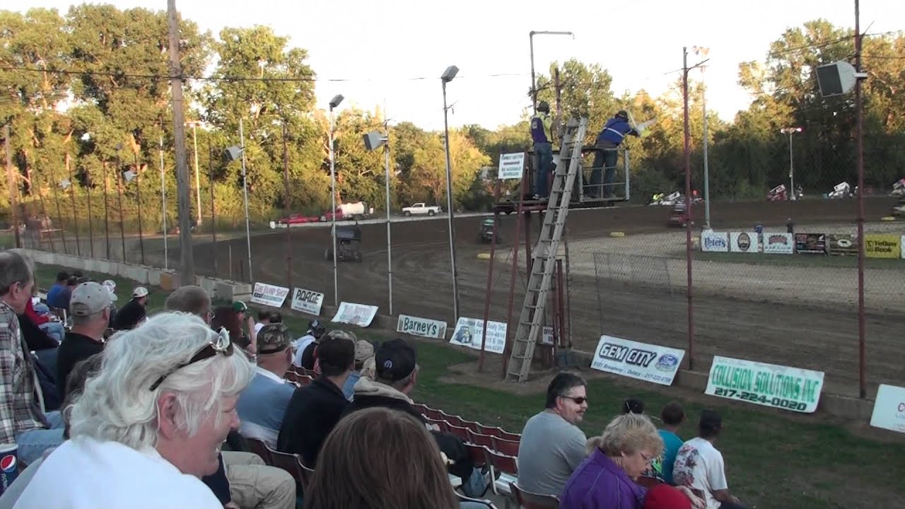 Blake Nimee Quincy Raceway Sprint Invaders Heat Race Win #6 (2011 ...