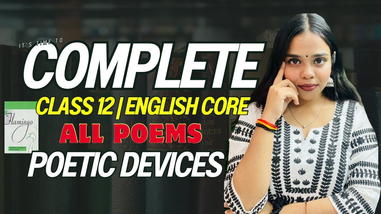 Poetic Devices |All poems class 12 English core #class12 #english h ...