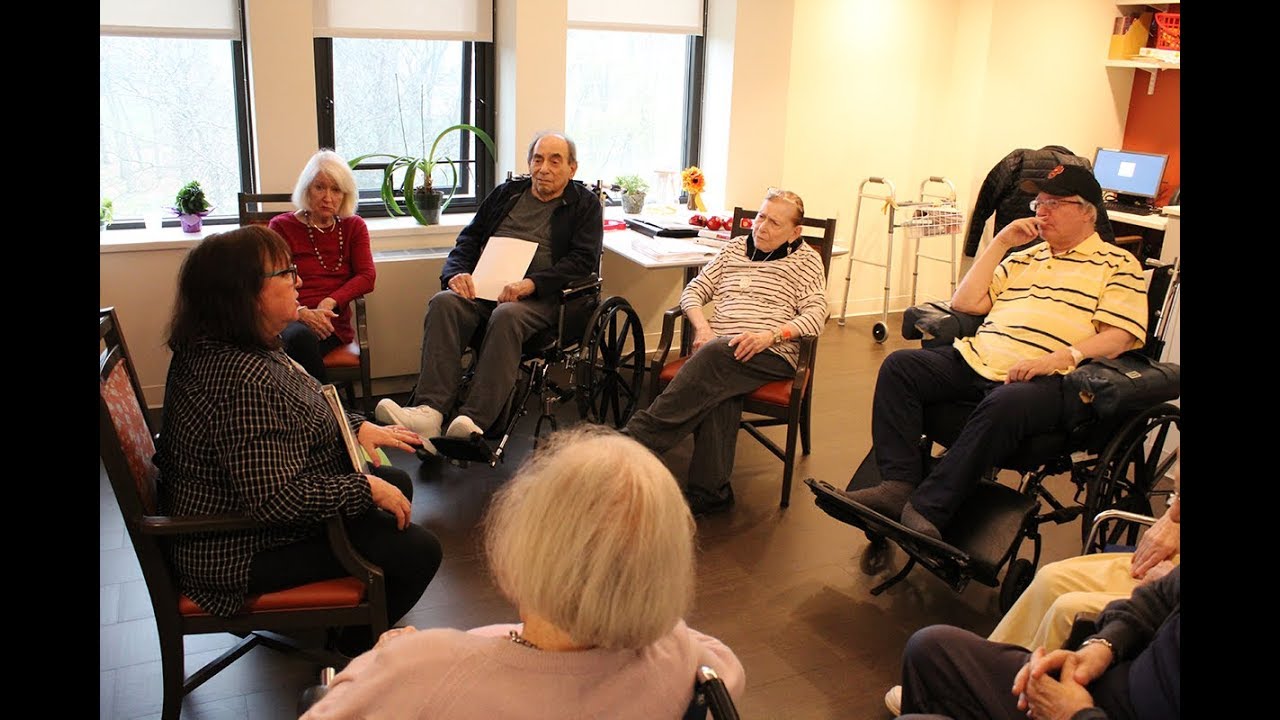 Theater program at Hebrew Rehabilitation Center - YouTube