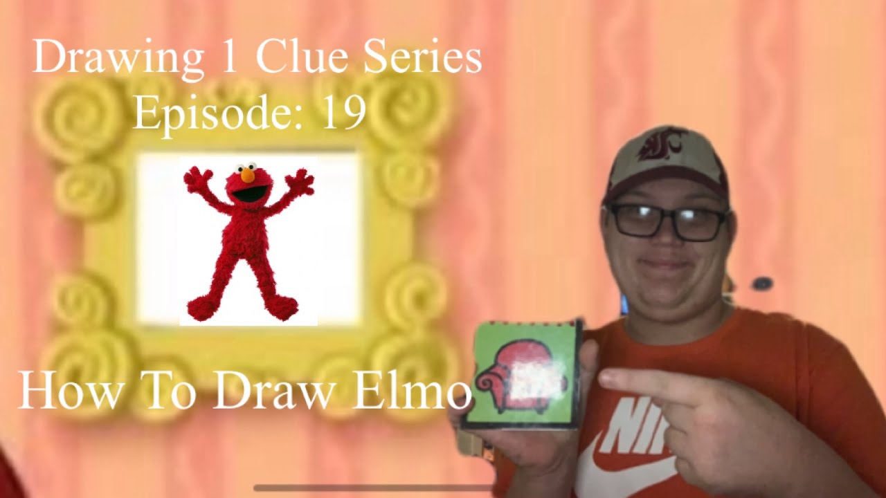 How To Draw Elmo - YouTube