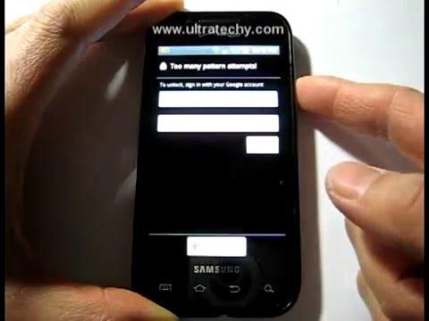 How to unlock Android Phone After Too Many Pattern Attempts Easy Solution - YouTube