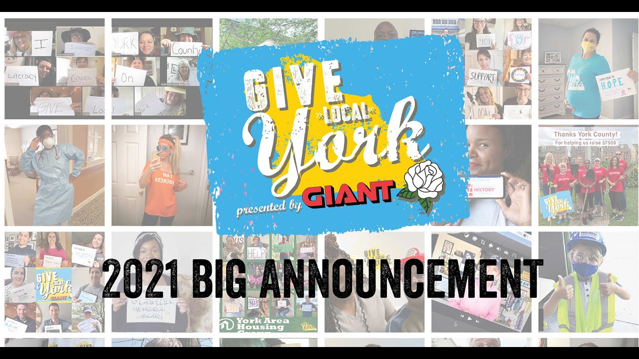 Give Local York is back! Live announcement for Give Local York 2021 ...