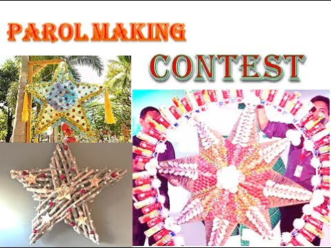Parol Making Using Recycled Materials: Parol Making Contest of Santiago ...