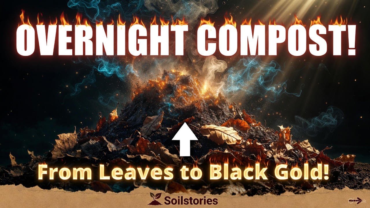 How to Turn Dry Leaves Into Rich Compost Overnight - YouTube