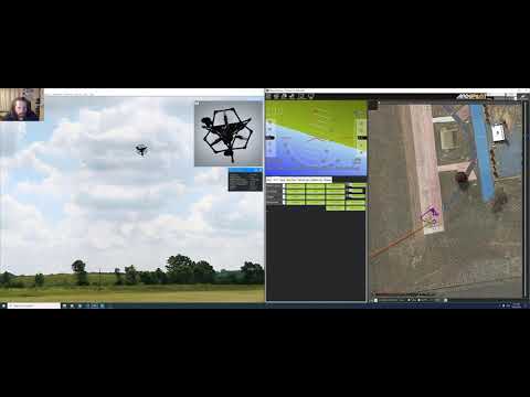 ArduCopter 6DoF Omnicopter - simulator (Lynchpin) - YouTube