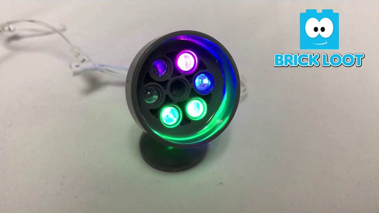 RGB Flashing LED LEGO Lights by Brick Loot - YouTube