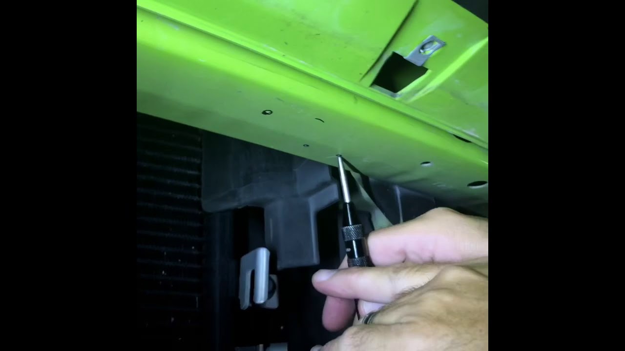 Downforce Solutions Challenger Hellcat Front Splitter Install - YouTube