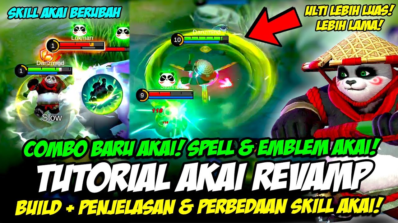 TUTORIAL AKAI REVAMP | SKILL AKAI BERUBAH + COMBO BARU AKAI PENJELASAN ...