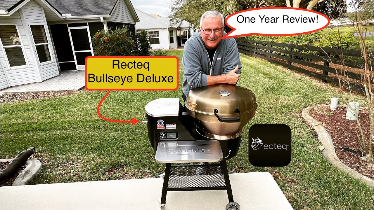 Honest 1 Year Review of The RECTEQ Bullseye Deluxe Pellet Grill! /What ...