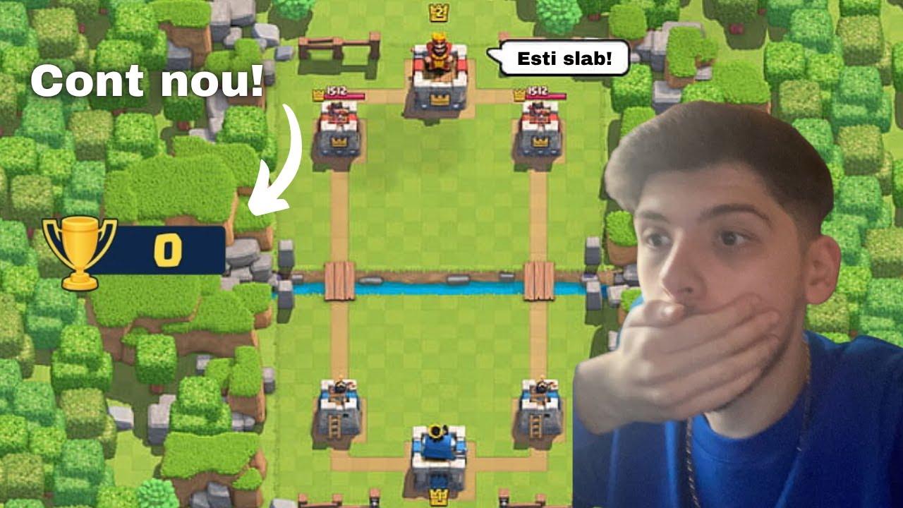 Câte Trofee Poți Face Într-o Oră Pe Un Cont Nou De Clash Royale? - YouTube
