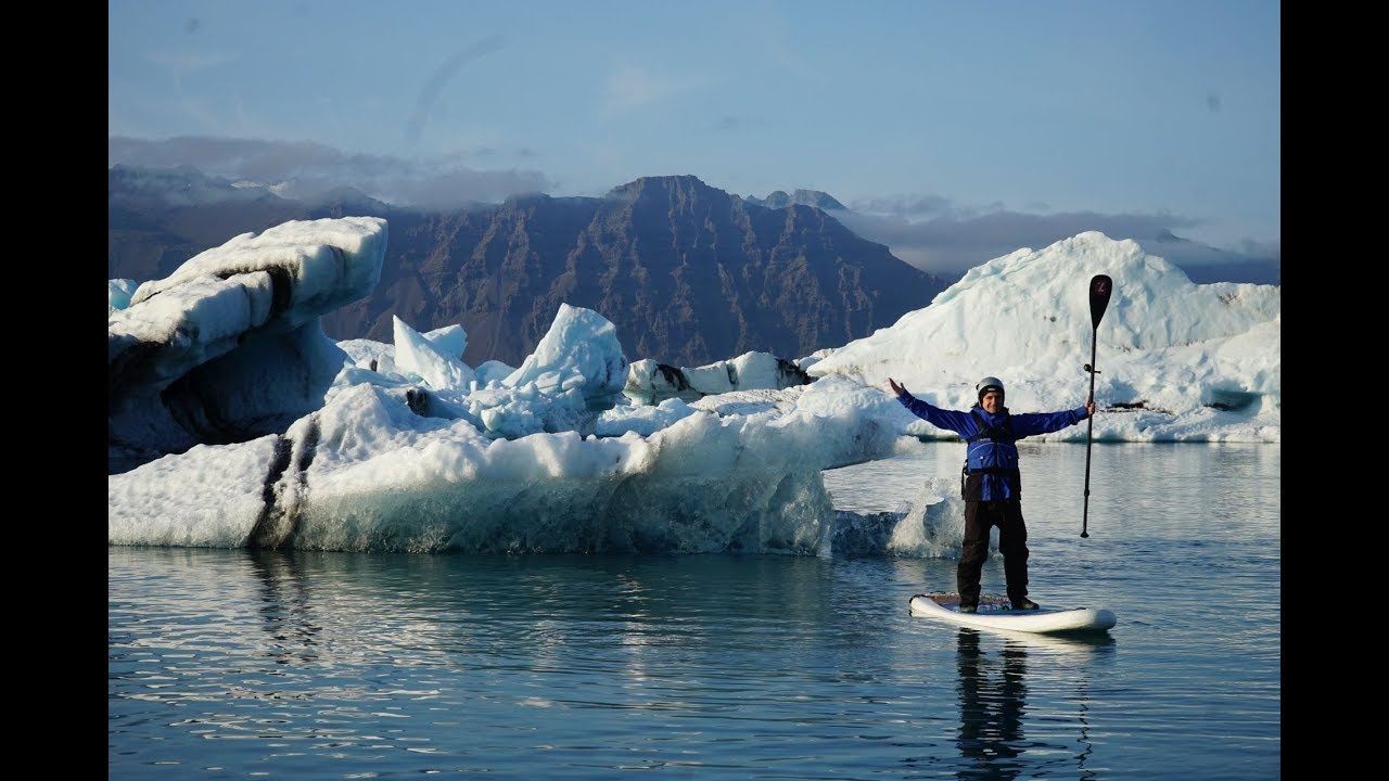 Glacier Lagoon - SUP Expedition with Arctic Surfers - YouTube