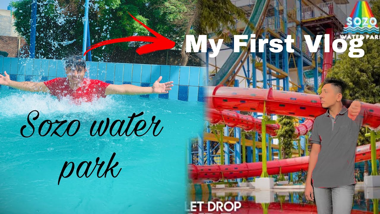 My first vlog😍 ft. Sozo Water Park ll fun with friends 🤩 - YouTube