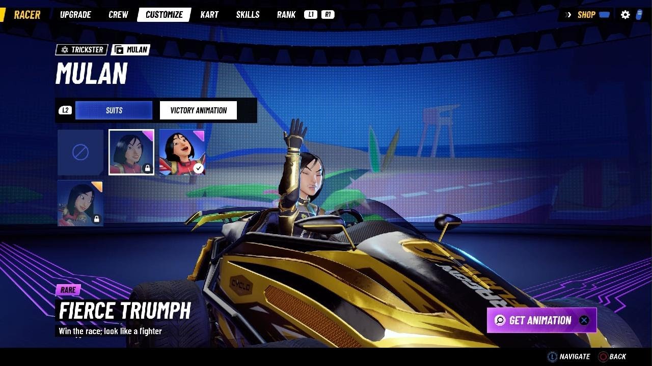 All Mulan Customization Options Disney Speedstorm - YouTube