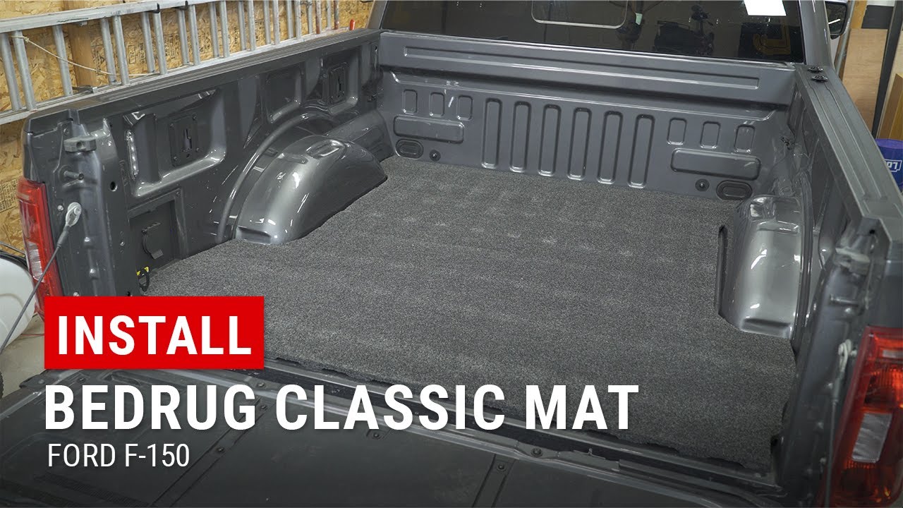 Installing BedRug Classic Bed Mat in Our Ford F-150 - YouTube