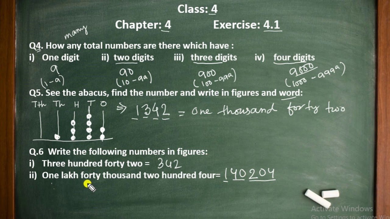 Class 4| Exercise 4.1| part 2| - YouTube
