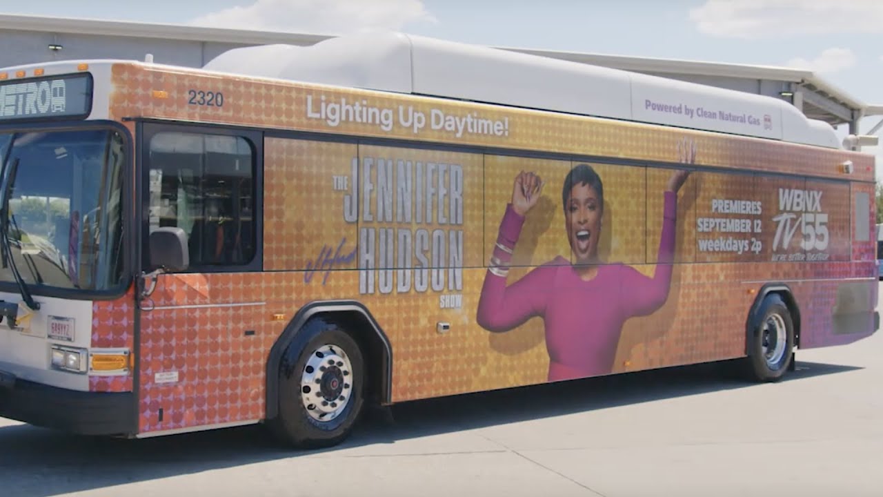 The Jennifer Hudson Show / WBNX-TV55 Metro Bus - YouTube