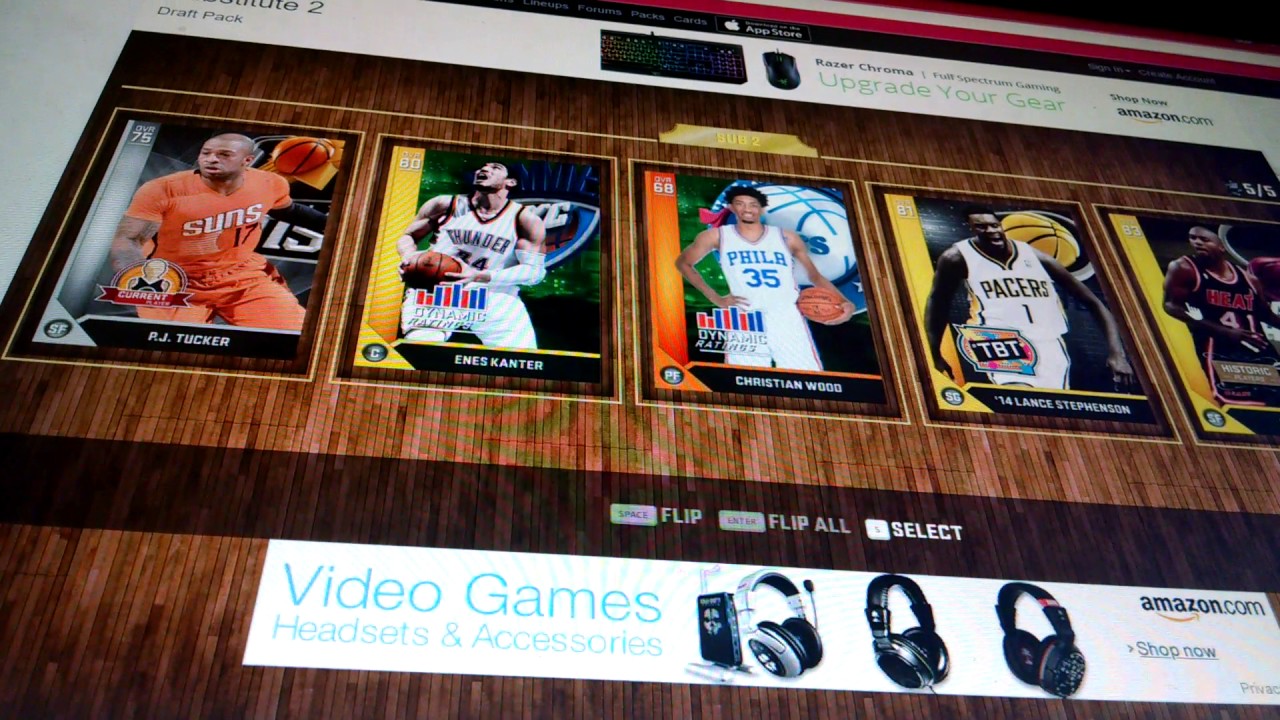 NBA draft epic cards - YouTube