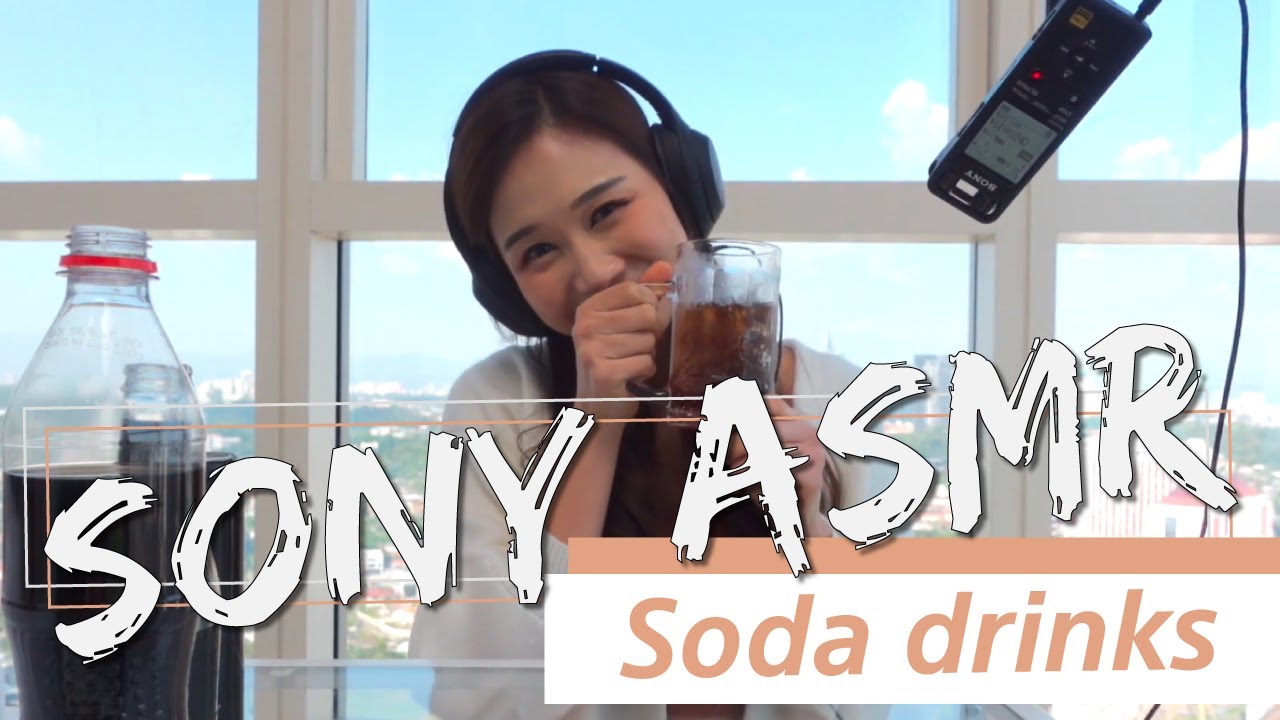 Sony ASMR | Soda Water Drinking Sounds - YouTube