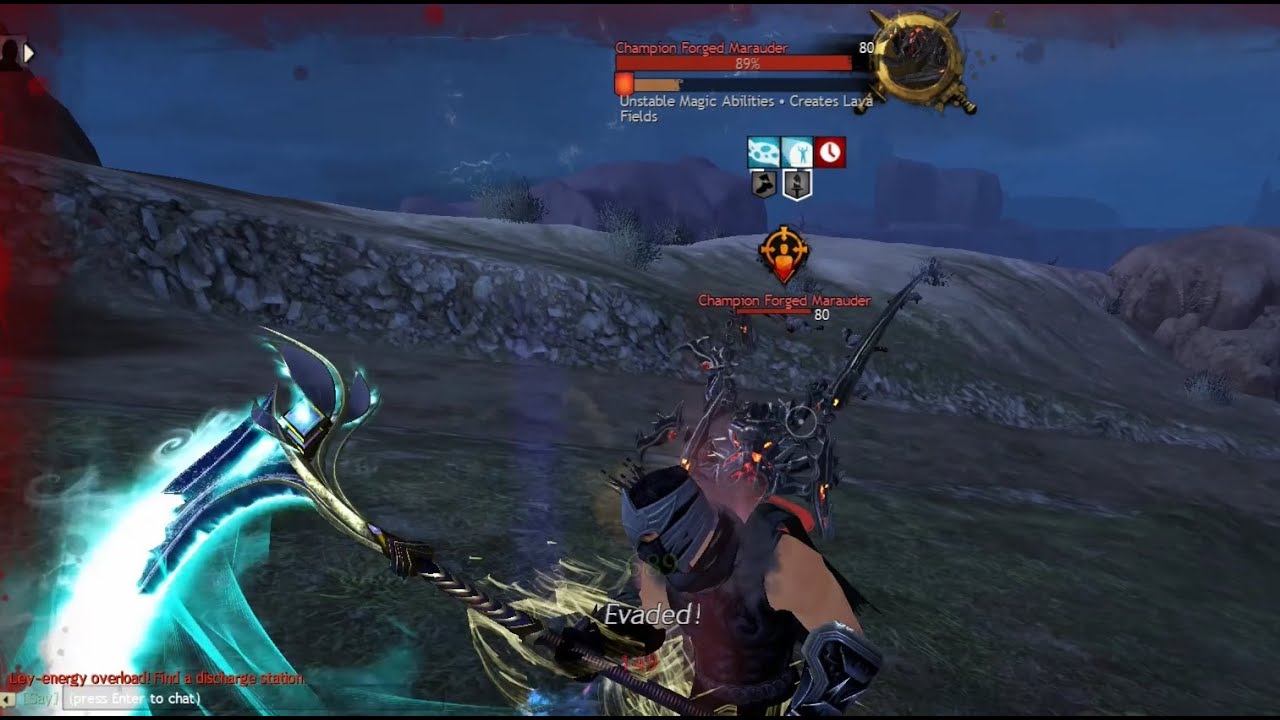 Guild Wars 2 20251219 POF bounty boss Champion Forged Marauder solo as ...