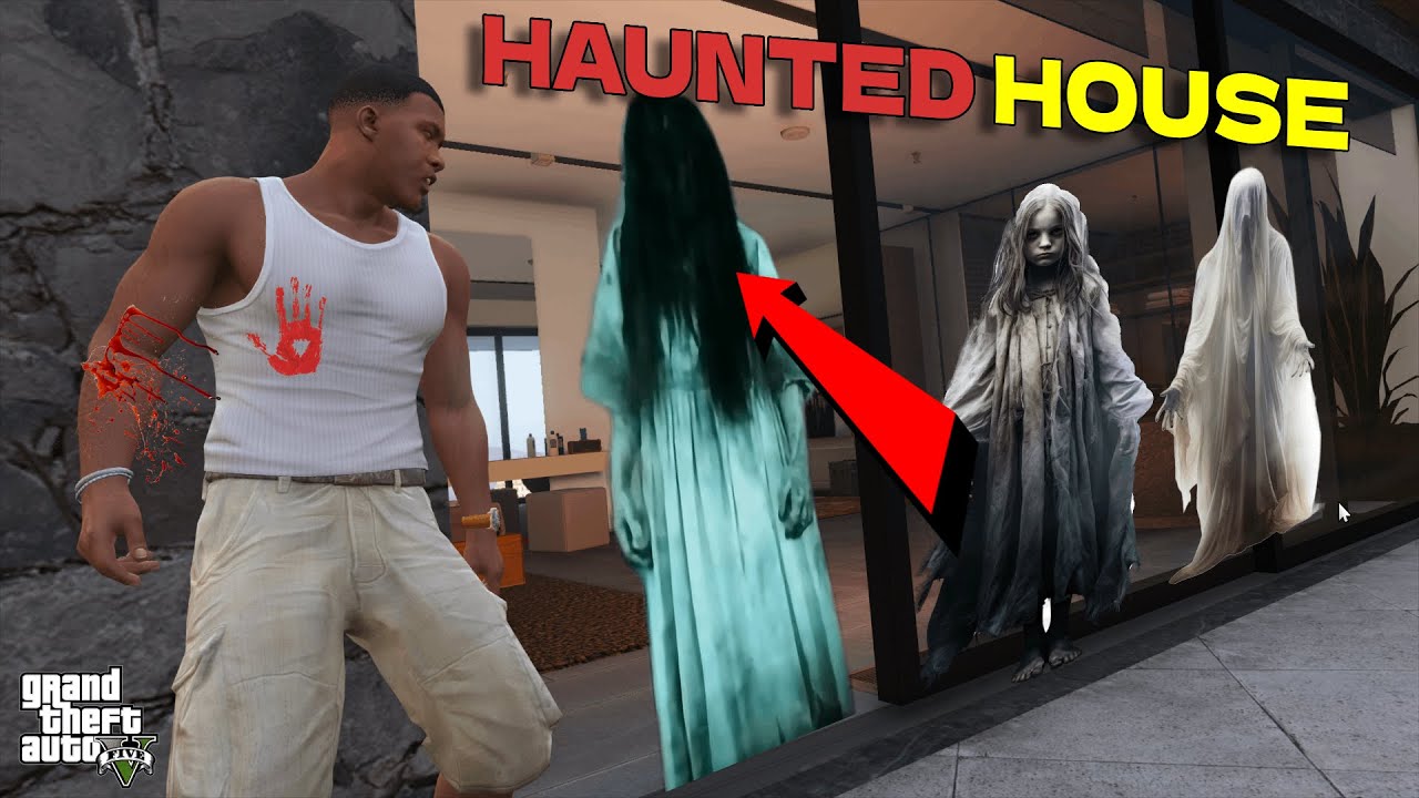 Franklin's HAUNTED house || GHOST come in Franklin's house and gave a ...