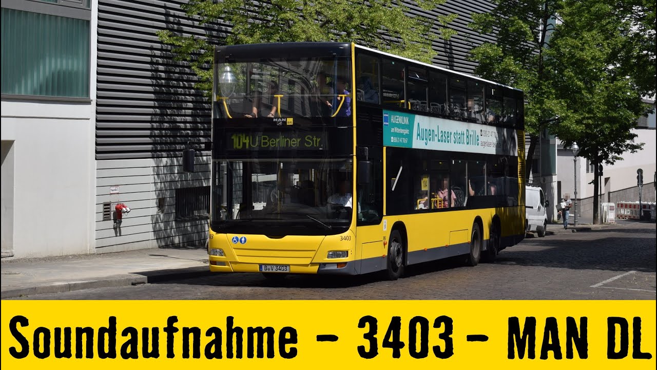 [Sound] | MAN A39 DL08 #3403 | Linie 186 | BVG | Kickdown | Schnee ...