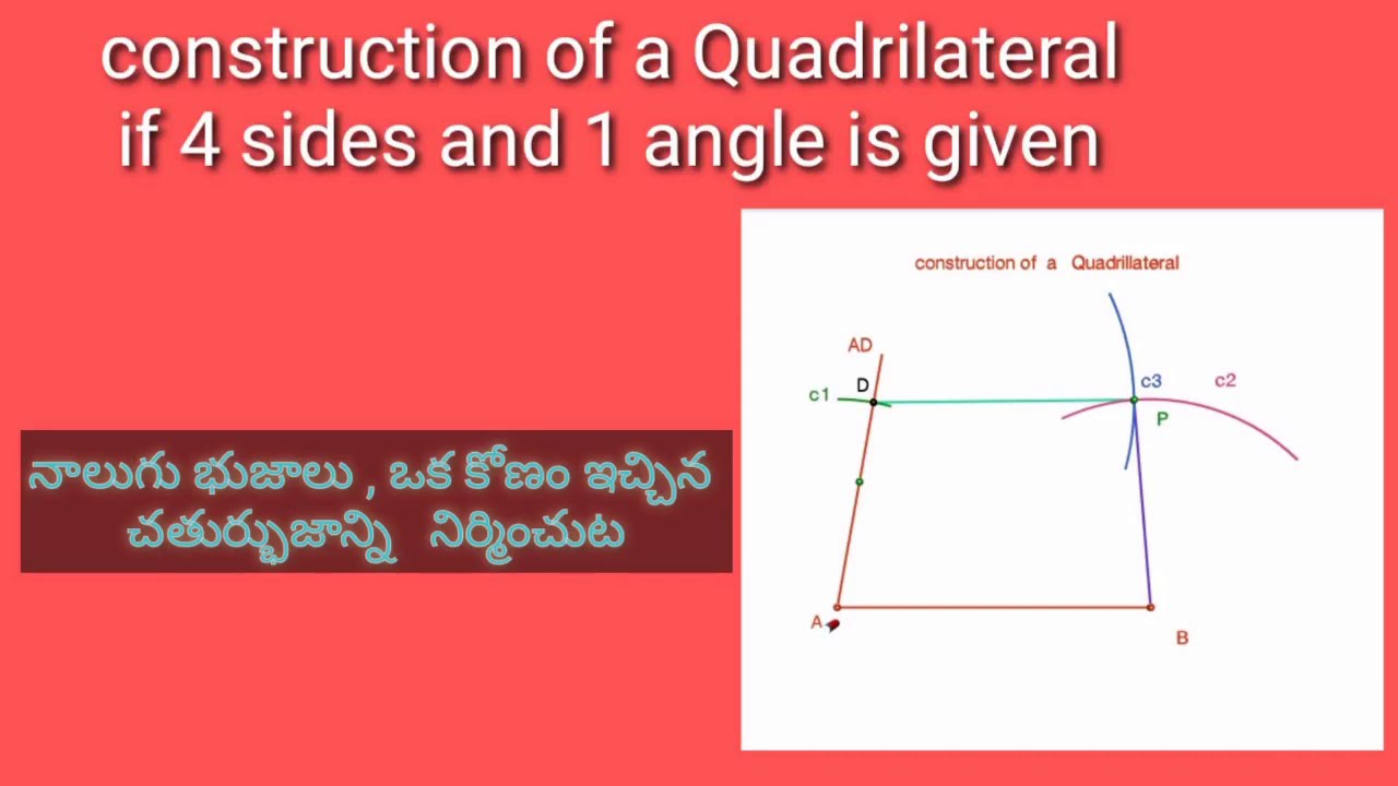 #how to construct Quadrilaterals in easy way maths geometry# ...