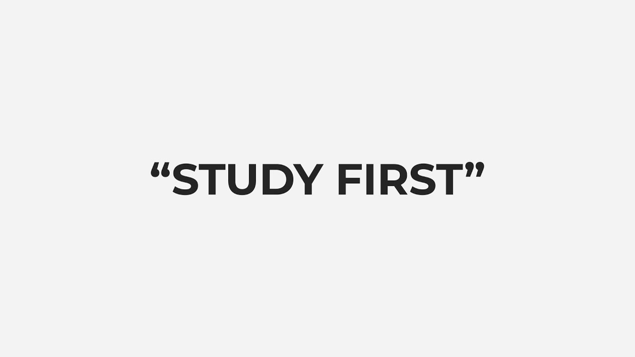 Study First (Gulaman Entertainment) - YouTube