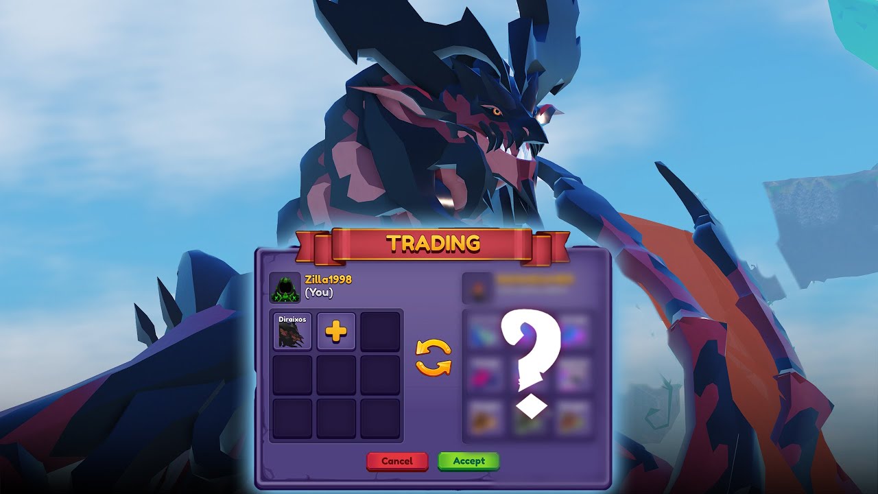 Trading New Dragon Diraixos - Roblox Dragon Adventures - YouTube