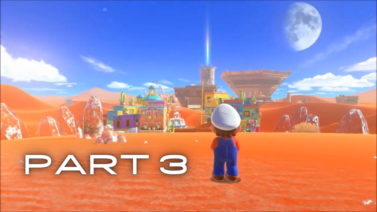 SUPER MARIO ODYSSEY PART 3 A FREEZING DESERT? - YouTube