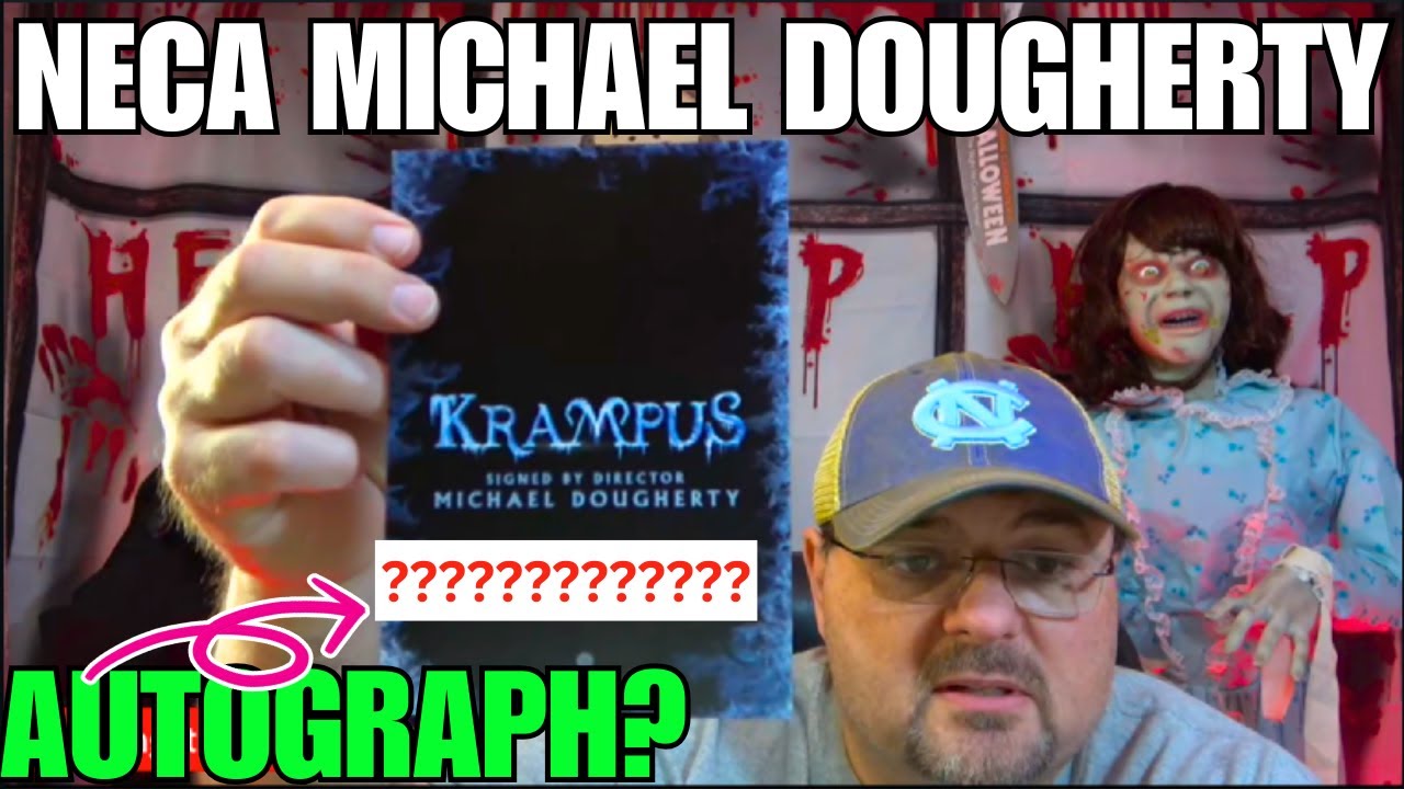 NECA Krampus Michael Dougherty Autograph | Krampus with Der Klown - YouTube