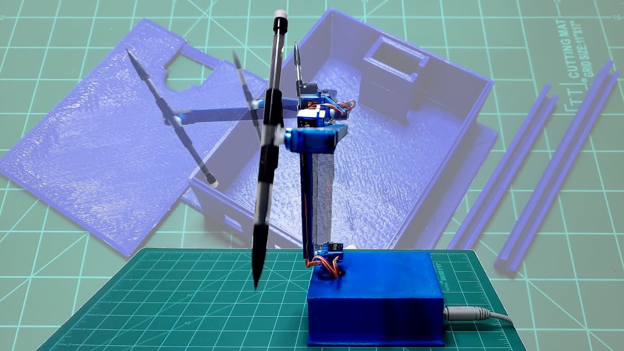 3D Printed Robotic Arm v1: Design, Build, and Test - YouTube
