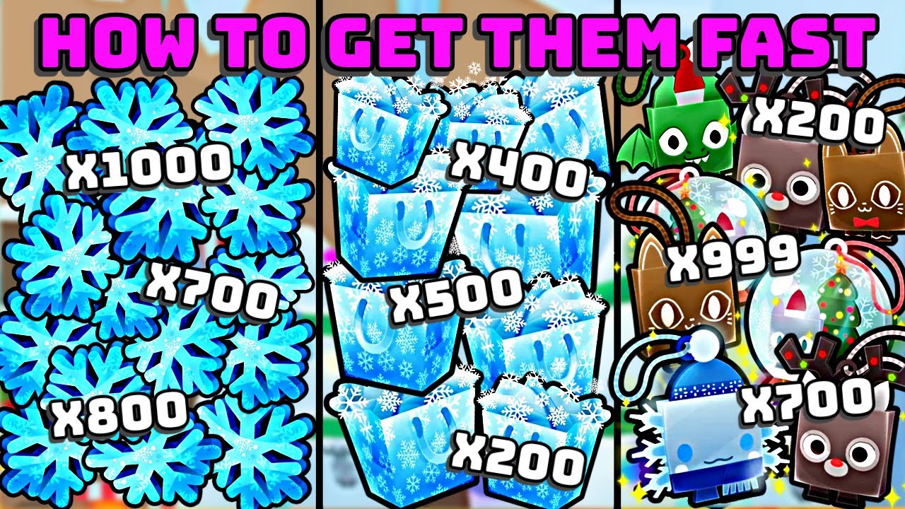 🎅 FASTEST METHOD TO GET SNOWFLAKES, SNOWFLAKE GIFTS AND ALL ORNAMENTS ...