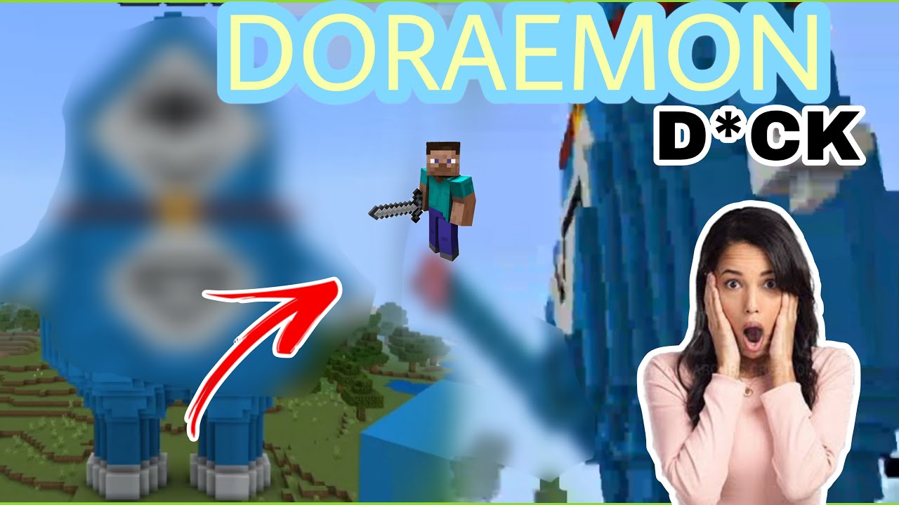 BUILD DORAEMON IN MINECRAFT 😱| #doraemon #minecraft - YouTube