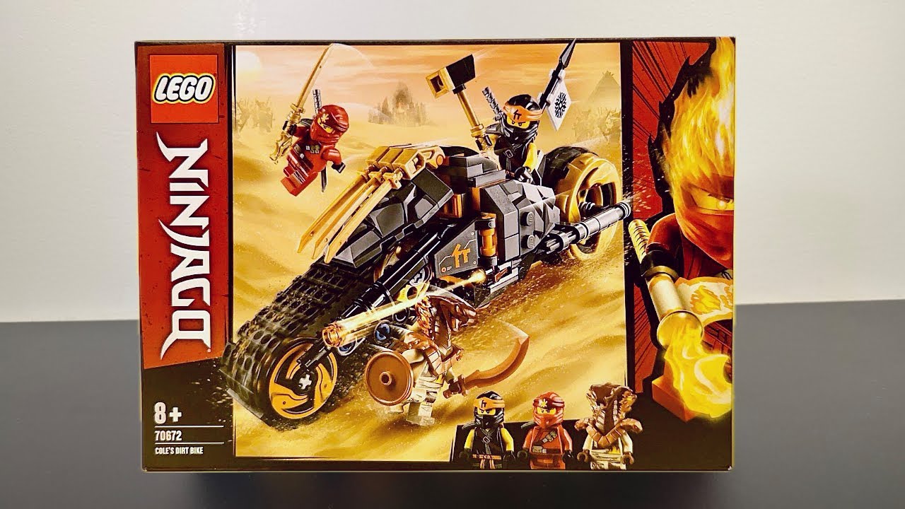 Lego Ninjago Cole’s Dirt Bike Review!! Ninjago Set 70672 Review ...