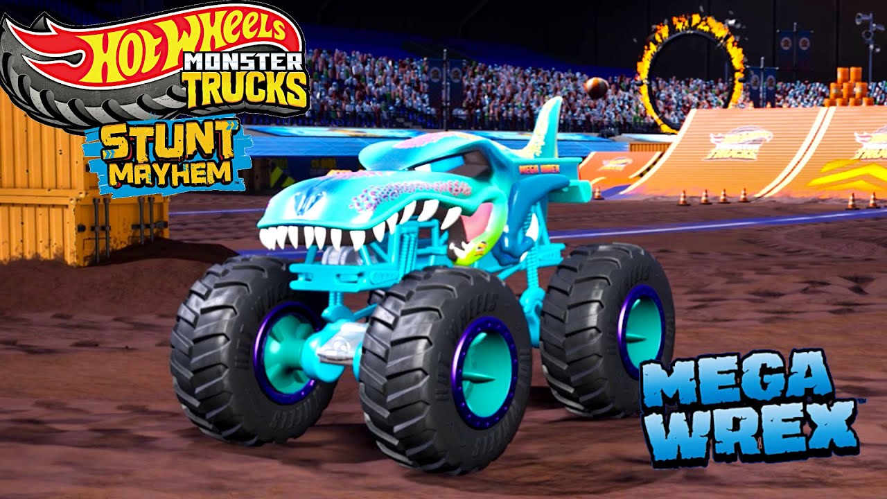 Hot Wheels Monster Trucks Stunt Mayhem – Career Mega Wrex – Stunt Zone ...
