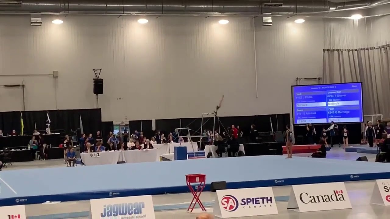 2019 Canadian Gymnastics Championships Bars Tegan Shaver (11) - YouTube