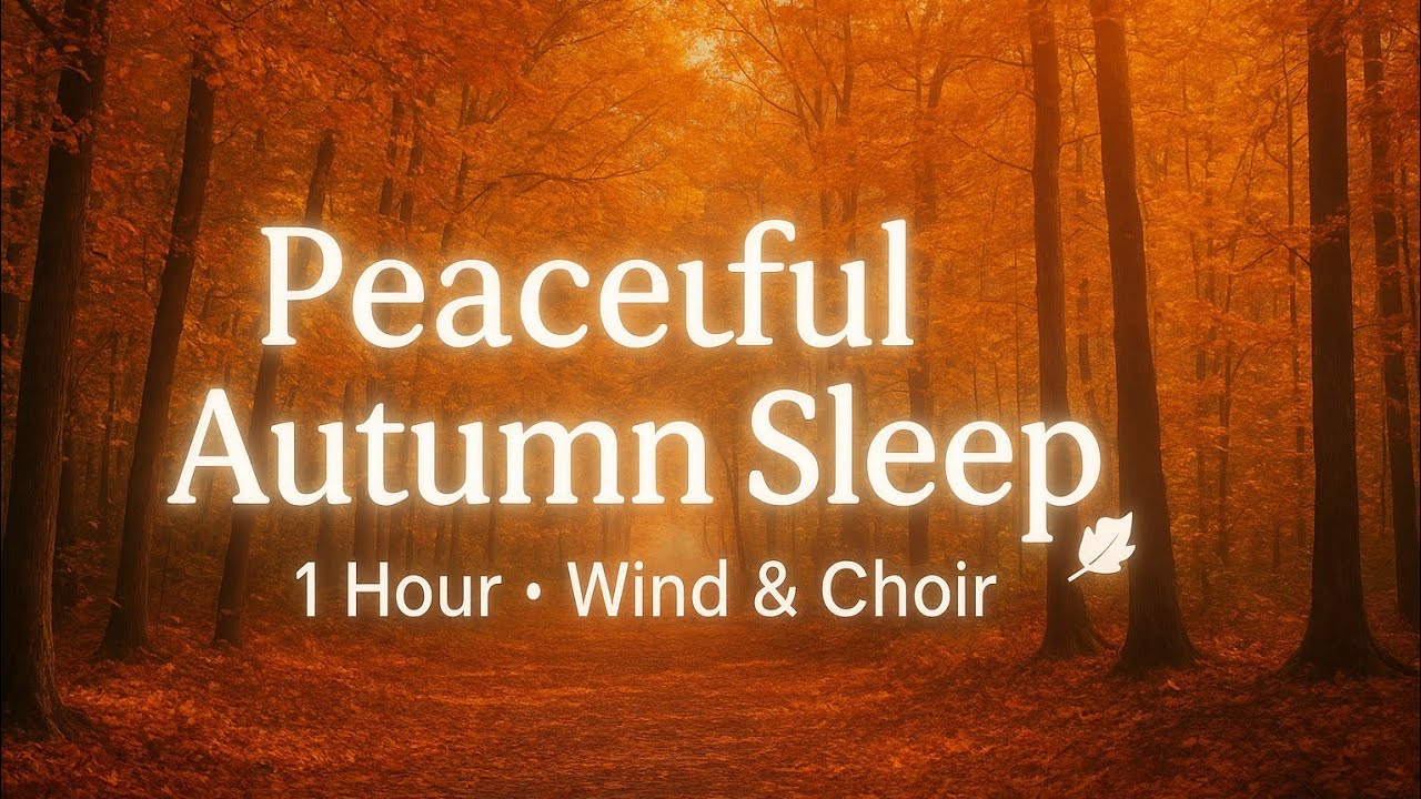 Peaceful Autumn Gentle Wind & Soft Choir | 1 Hour Fall Sleeping Music ...