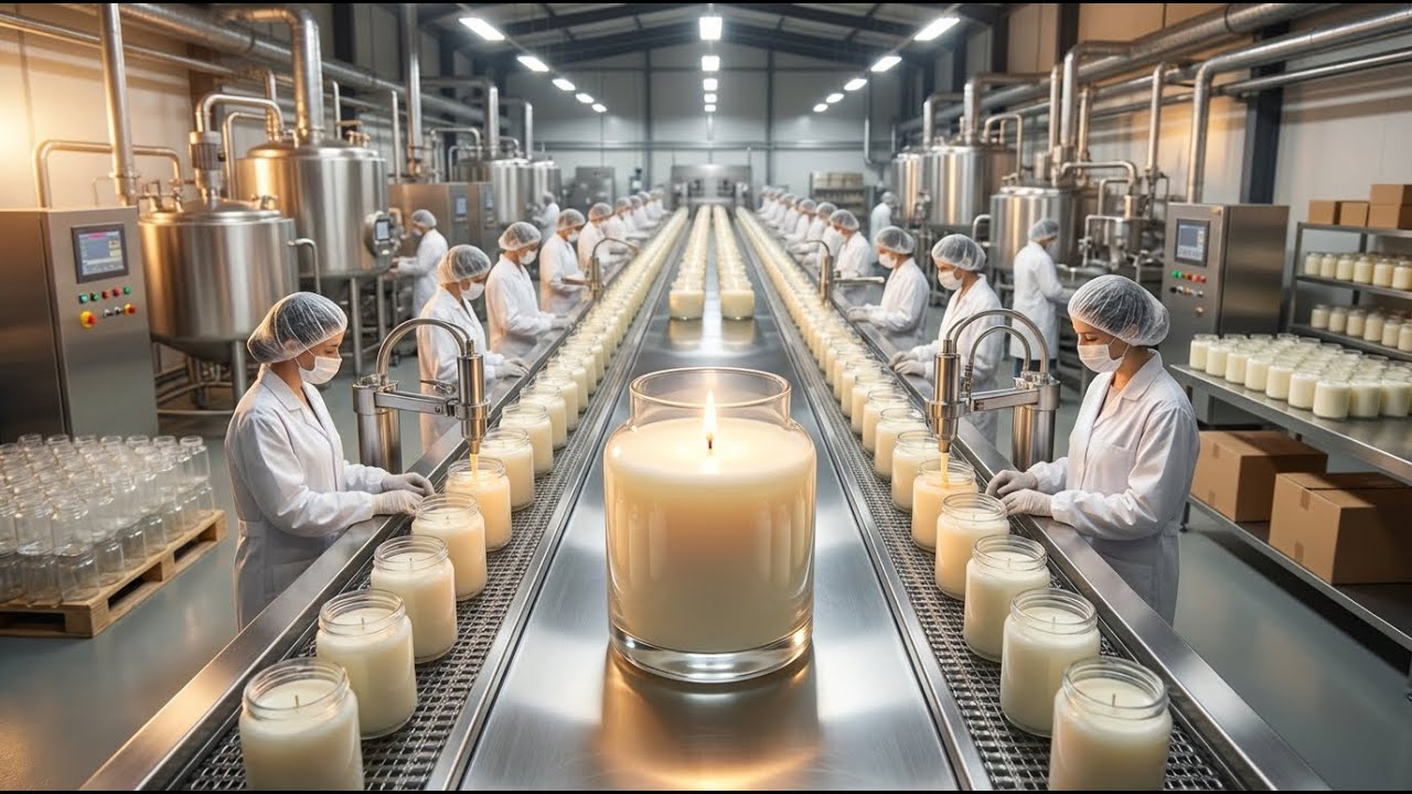 How Luxury Scented Candles Are Made Inside the Factory – From Wax to ...