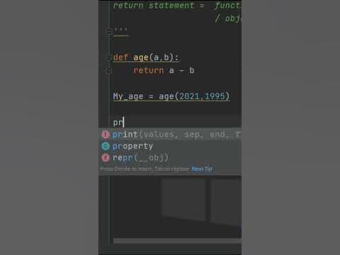 return Statement #python #coding #easy #programming #how #tiktok #short ...