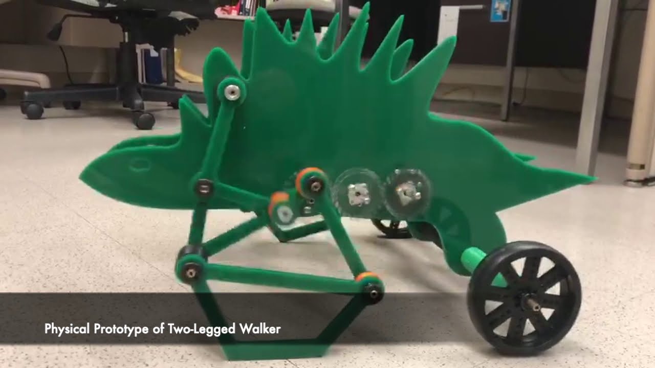 Two Legged Walker - Team 3 - YouTube