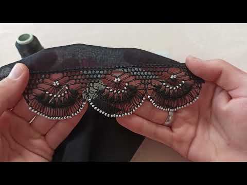 Kum Boncuklu Tığ Oya Modeli 50