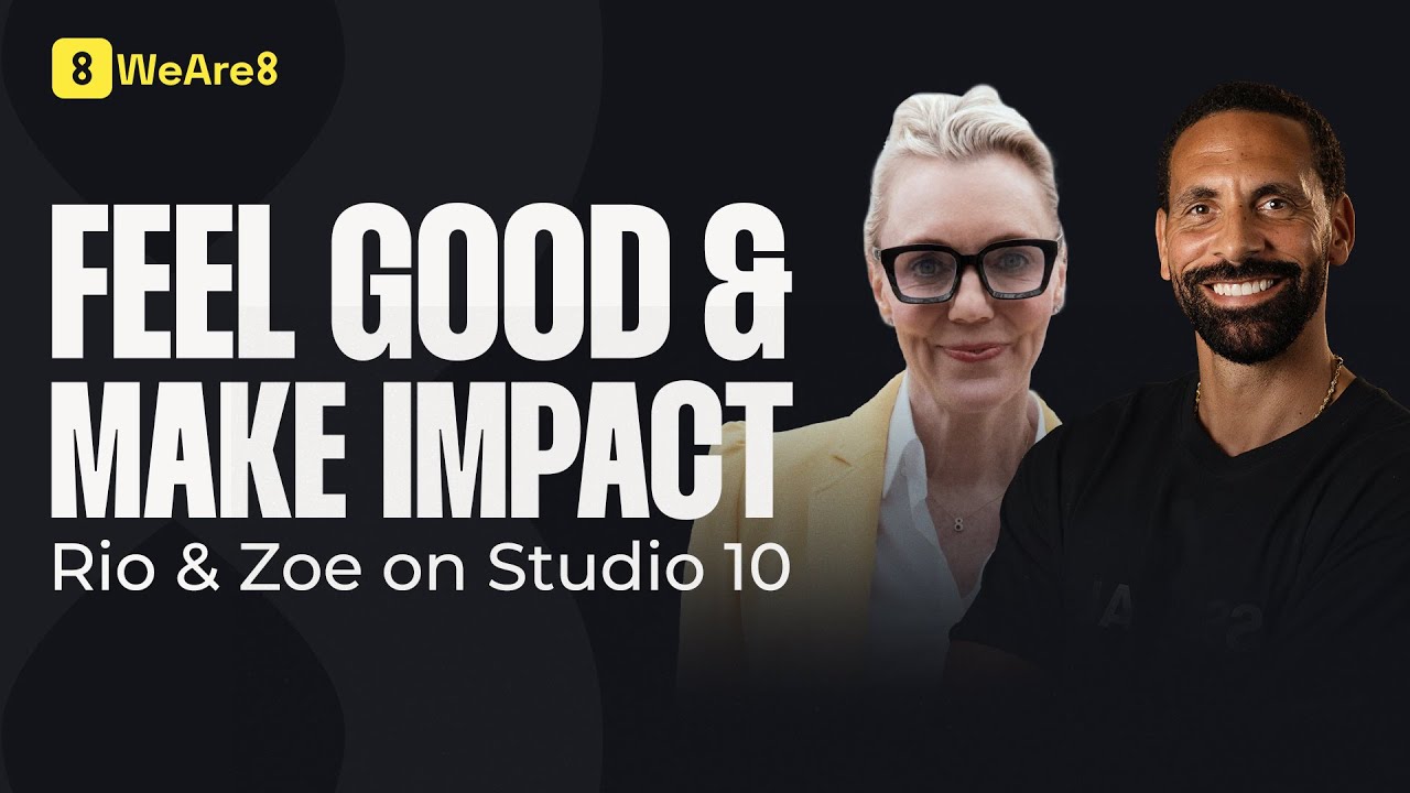 Rio Ferdinand and Zoe Kalar talk social for good on Studio 10 | WeAre8 ...