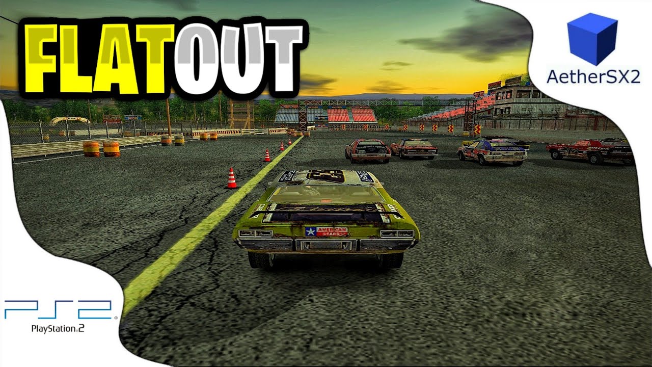 FlatOut [PS2/AetherSX2] || Gameplay & Setting || Snapdragon 845 || Mi8 ...