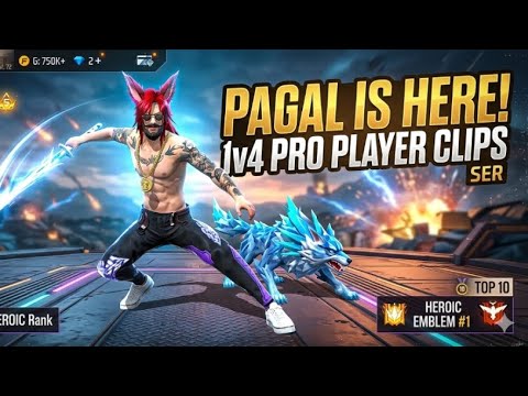 Pagal ser is live BR rank please support 😍
