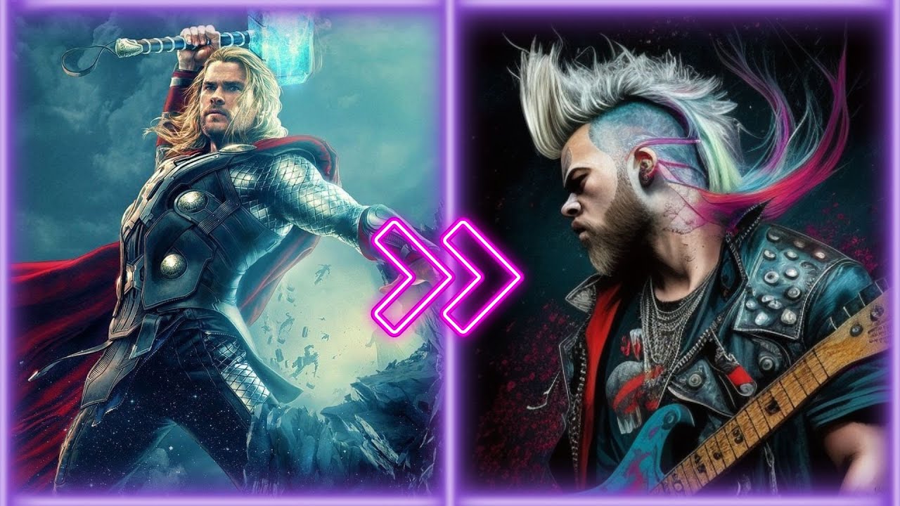 "AVENGERS but PUNK-VENGERS 💥 ALL NEW Characters" - YouTube