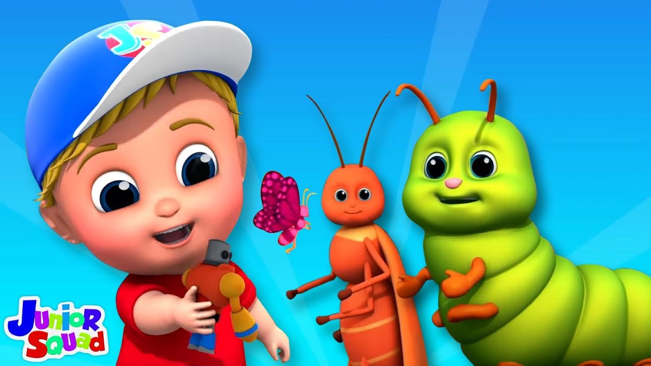 Bugs Bugs Bugs Song, Creepy Insects & Children Rhyme - YouTube