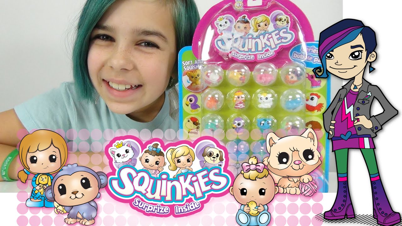 Squinkies - Series 18 - Opening with 4 Surprise - So Cute! - YouTube