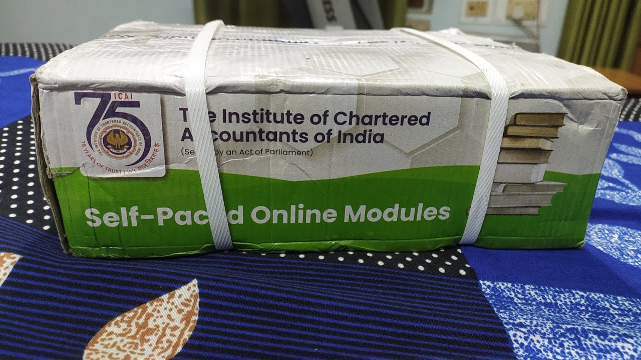 📚Unboxing of ICAI📚 study material 📚of CA final 📚 SPOM module (Set A and ...