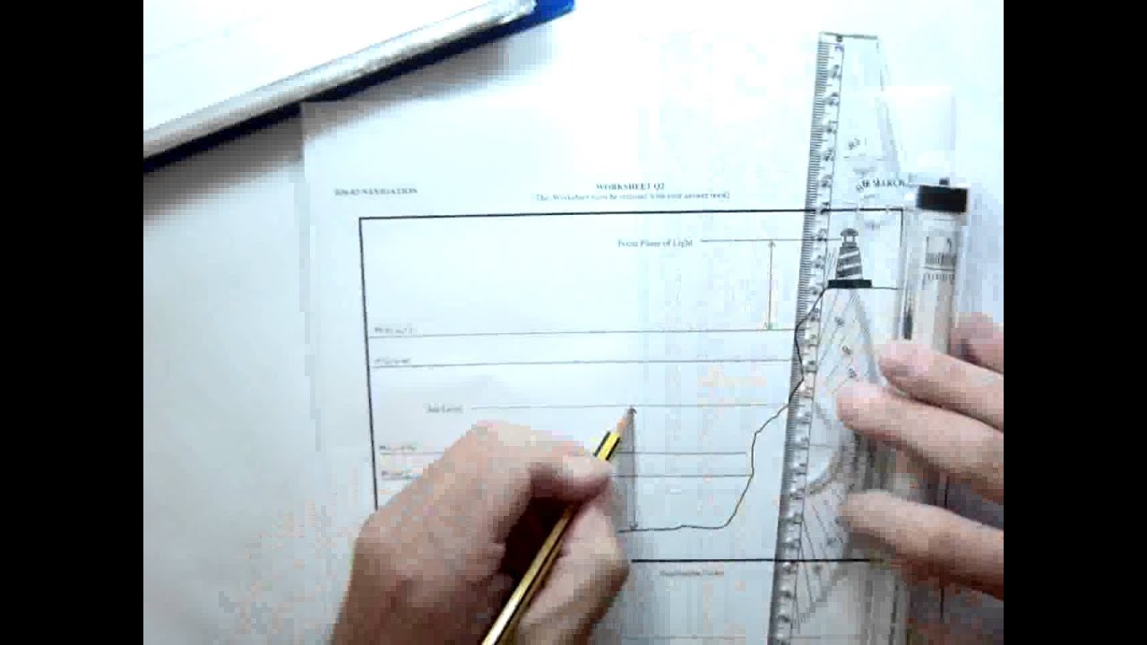 Charted Depths - Chartwork and Tides - YouTube