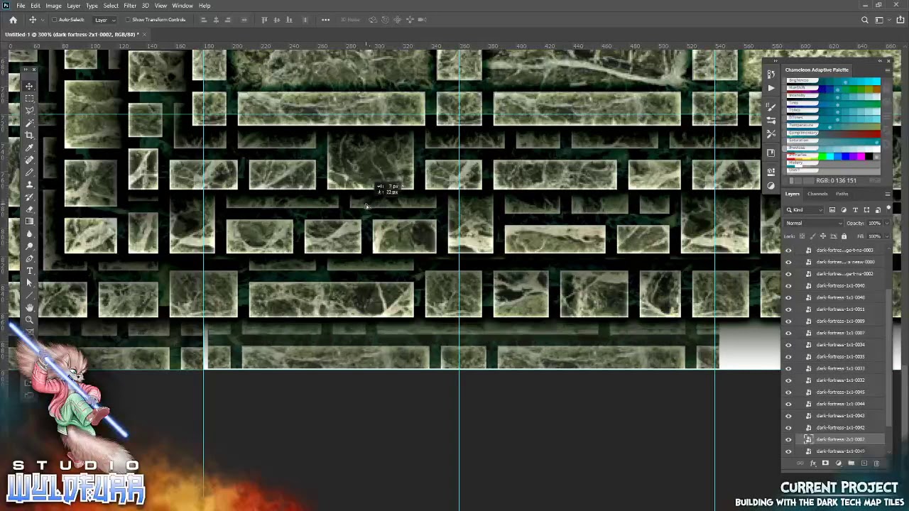 The Dark Tech Map Tiles Samples - YouTube